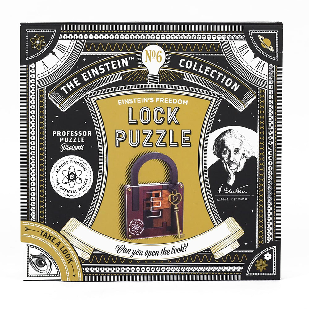 Einsteins Lock 3D Brain Teaser Puzzle | Free Shipping