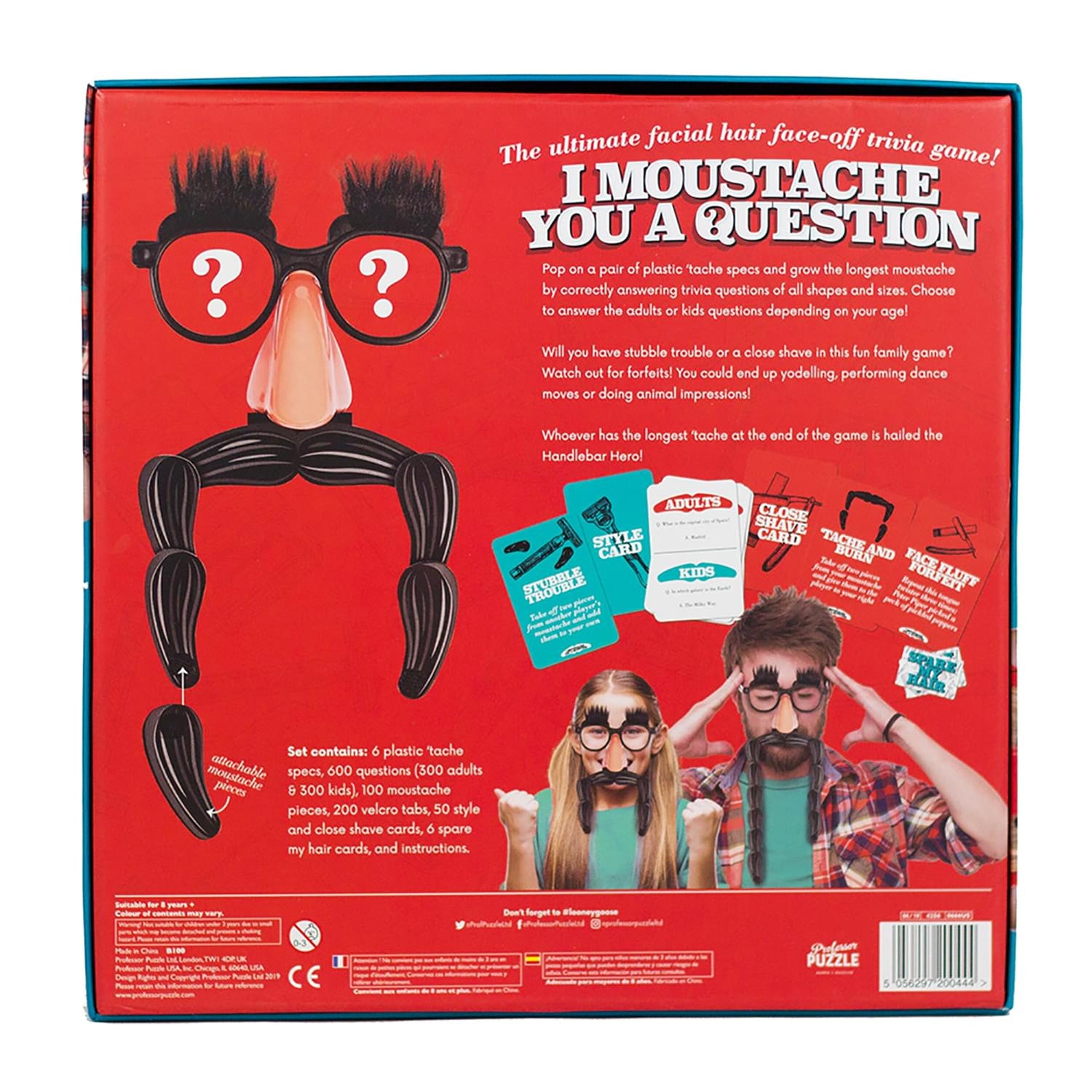 I Moustache You A Question Party Game | 4-6 Players | Free Shipping