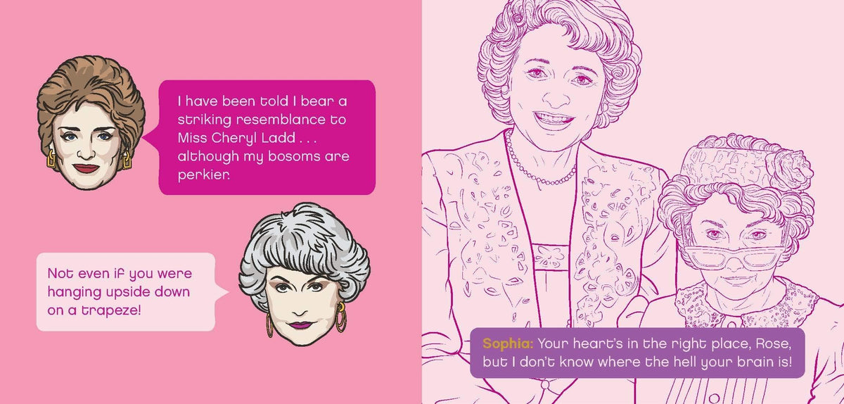 Golden Rules Wit & Wisdom of The Golden Girls Hardcover Book | Free Sh