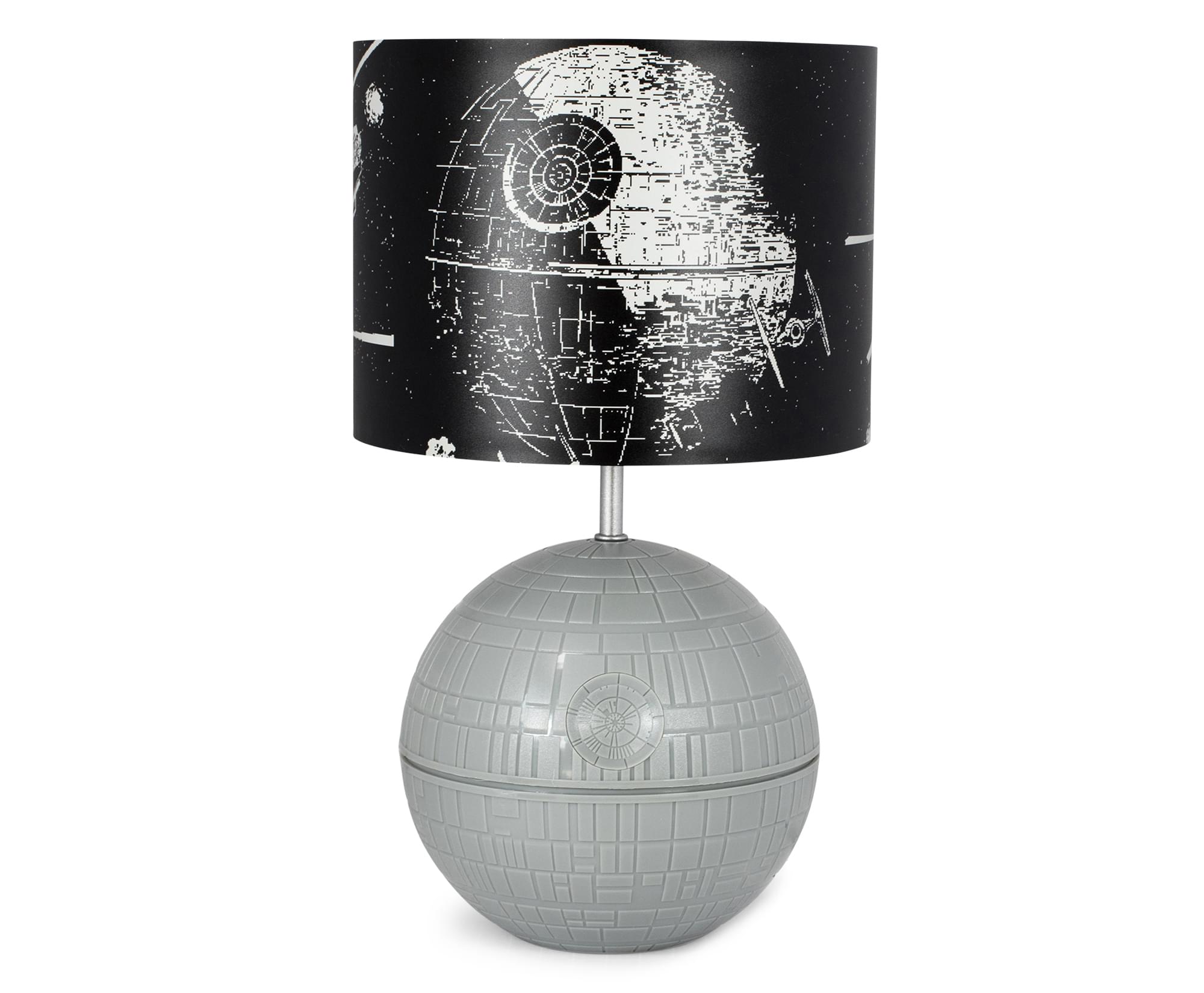 Star Wars 3D Death Star LED Desk Lamp w/ Printed Shade | Free Shipping