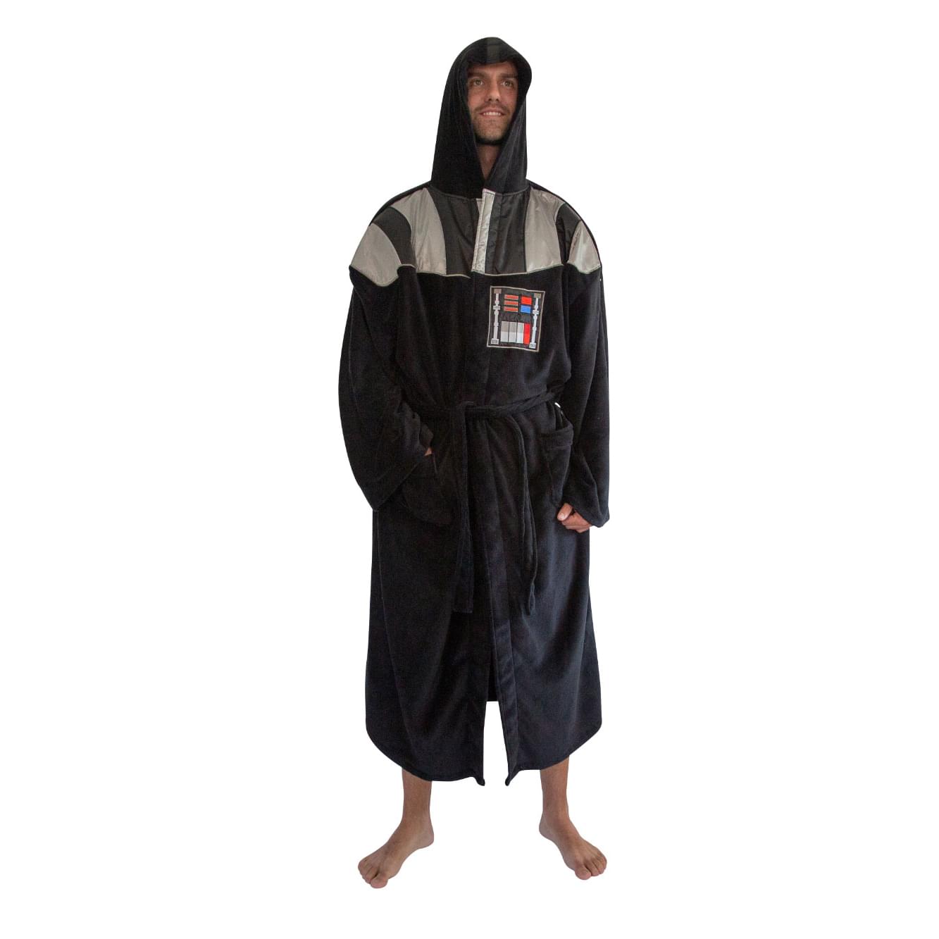 Star Wars Darth Vader Uniform Hooded Bathrobe For Adults | Big And Tal