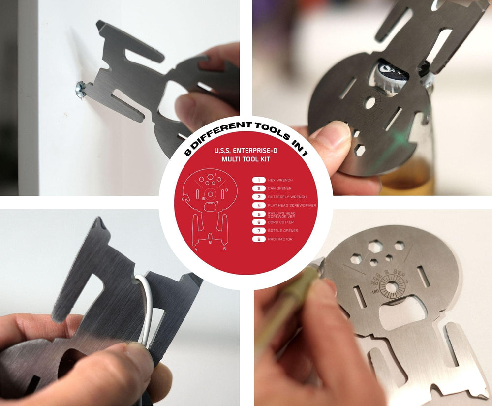 Star Trek TNG U.S.S. Enterprise-D Multi Tool Kit | Free Shipping