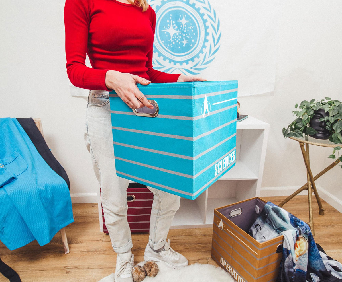 Star Trek TNG Collapsible Storage Cube Set of 3 | Free Shipping