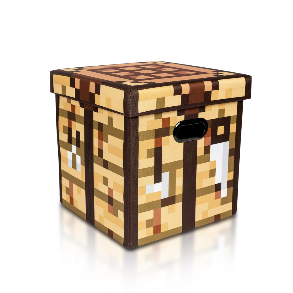 Minecraft 15 Inch Crafting Table Storage Bin | Free Shipping
