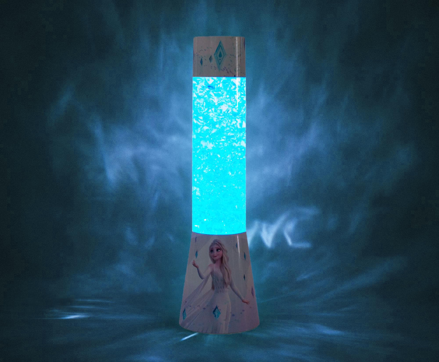 Disney Frozen 2 White Elsa Glitter Lamp | Free Shipping