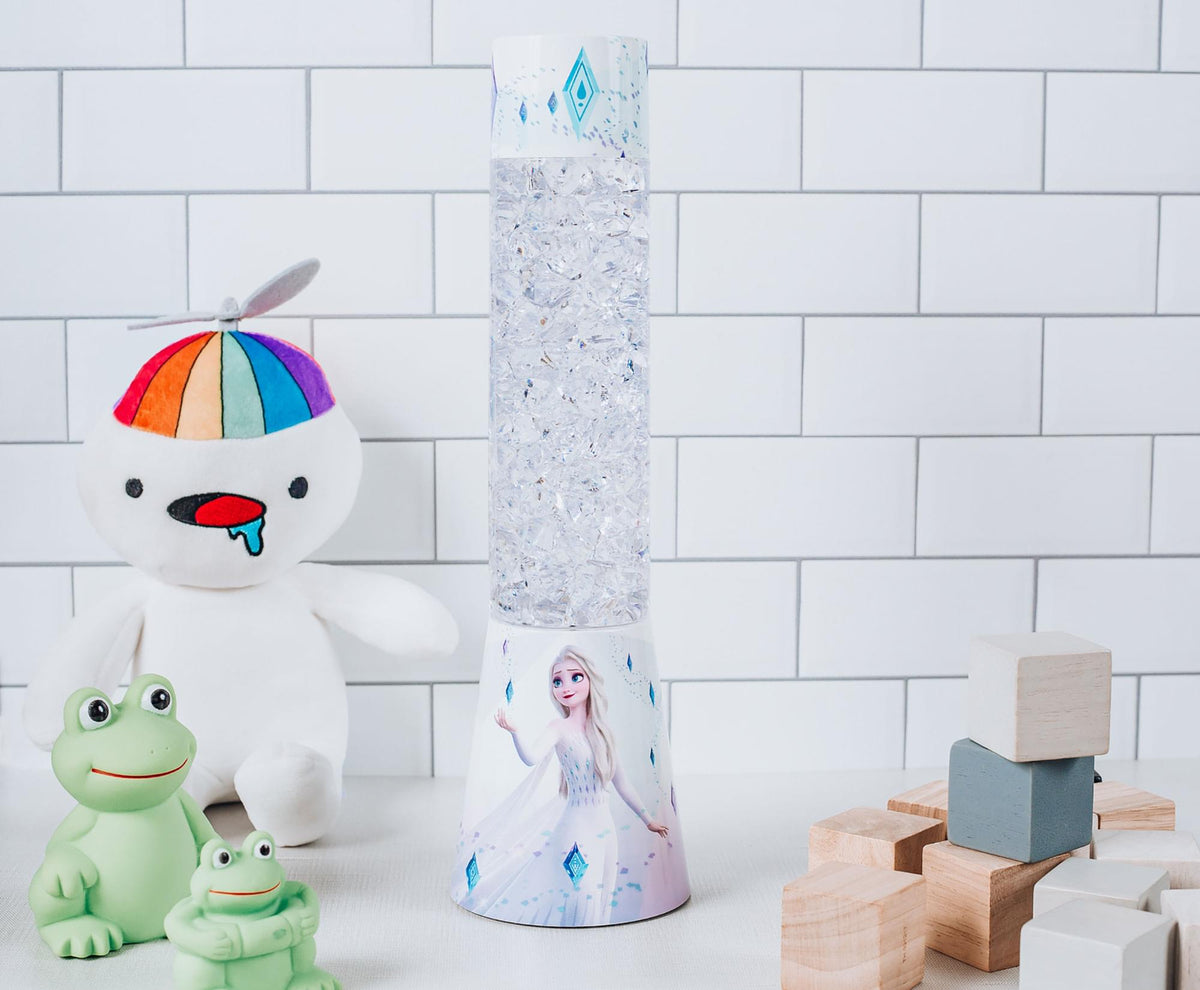 Disney Frozen 2 White Elsa Glitter Lamp | Free Shipping