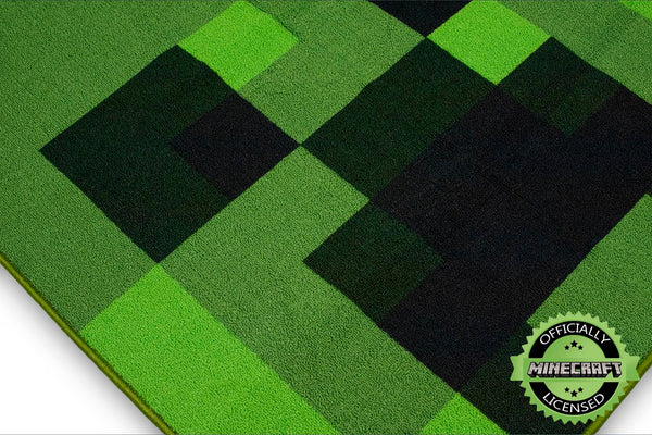 Minecraft Creeper Face 39 Inch Area Rug | Free Shipping