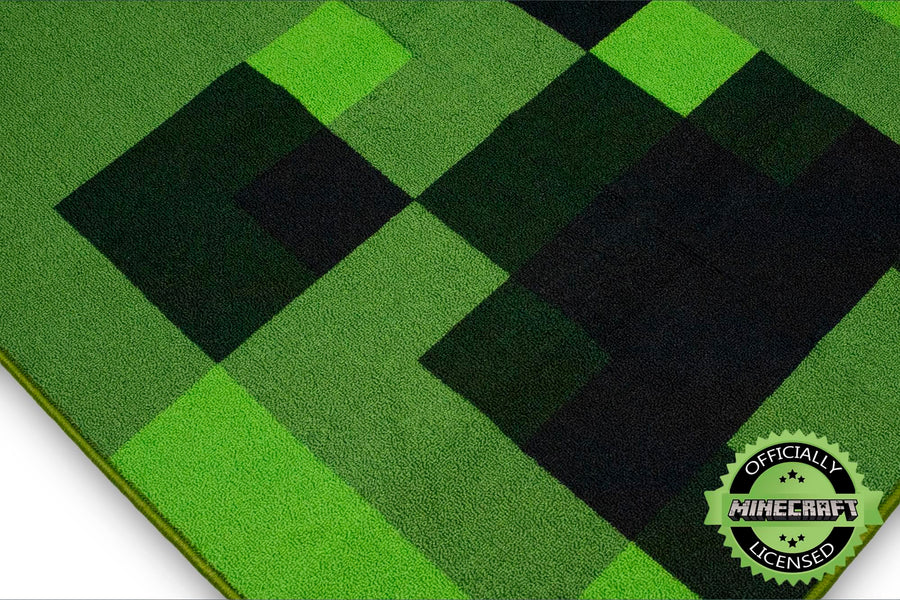 Minecraft Creeper Face 39 Inch Area Rug | Free Shipping