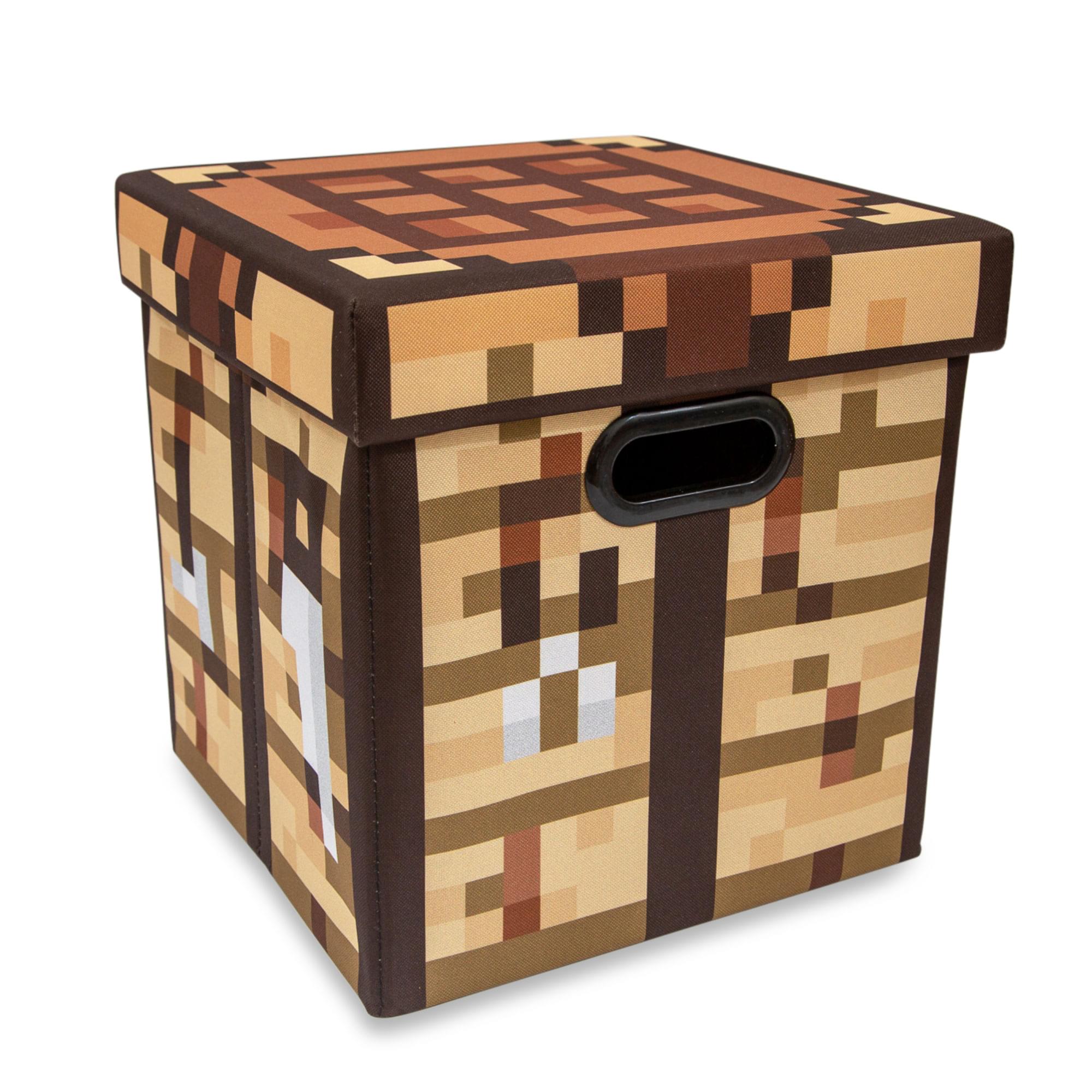 Minecraft 13 Inch Crafting Table Storage Bin | Free Shipping
