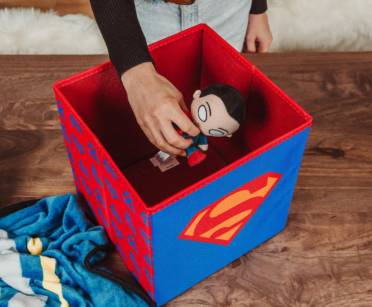 DC Comics Superman 11 x 11 Inch Storage Bin | Free Shipping
