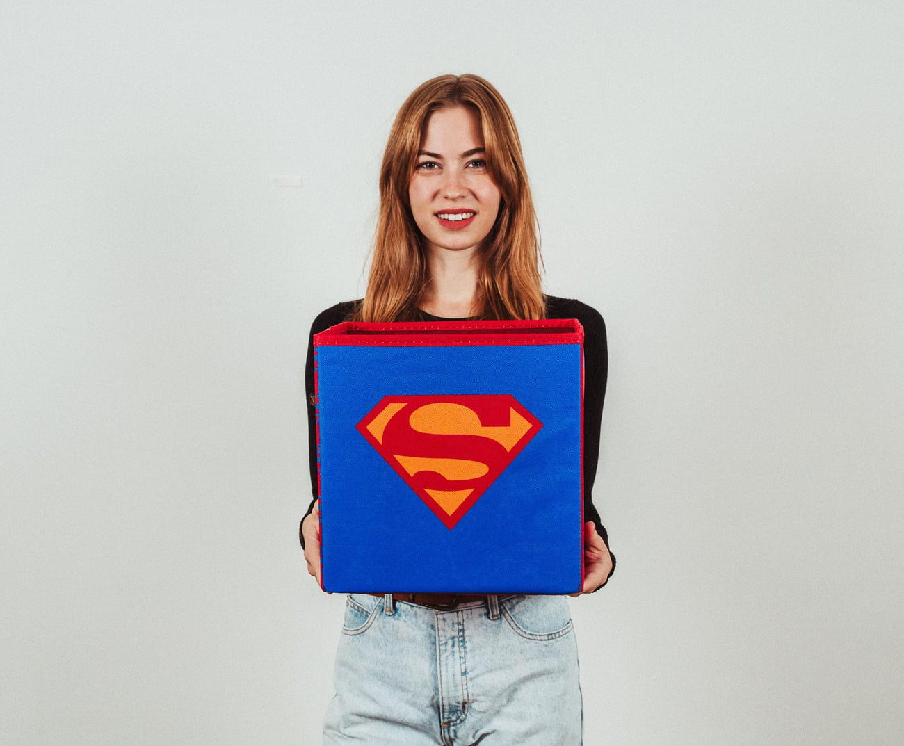 DC Comics Superman 11 x 11 Inch Storage Bin | Free Shipping