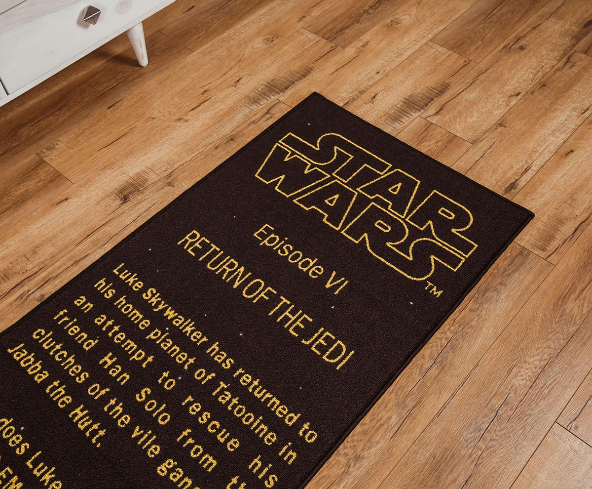 Star Wars Return of the Jedi Title Crawl Area Rug | Free Shipping