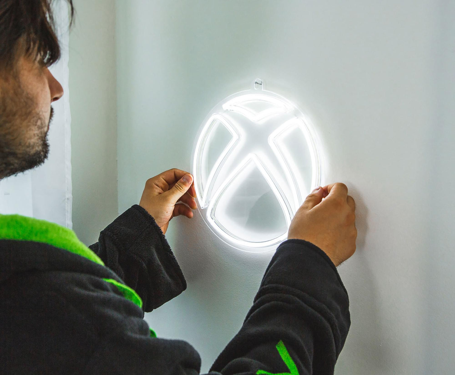 Xbox Logo 10 Inch White Neon Wall Light | Free Shipping