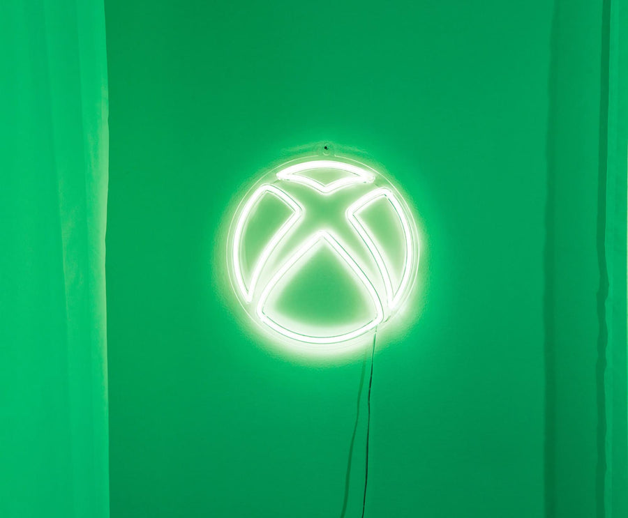 Xbox Logo 10 Inch White Neon Wall Light | Free Shipping