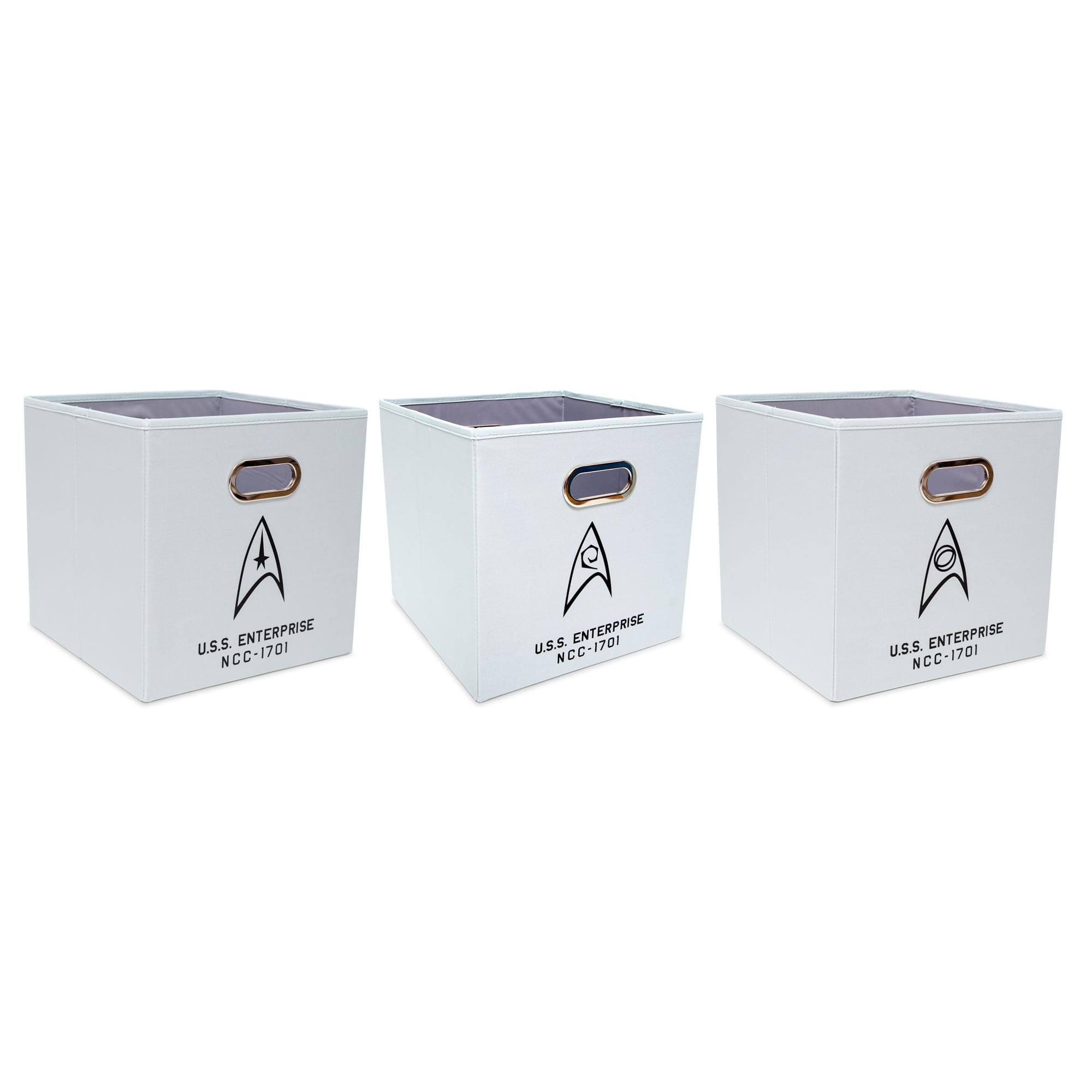 Star Trek TOS Collapsible Storage Cube Set of 3 | Free Shipping