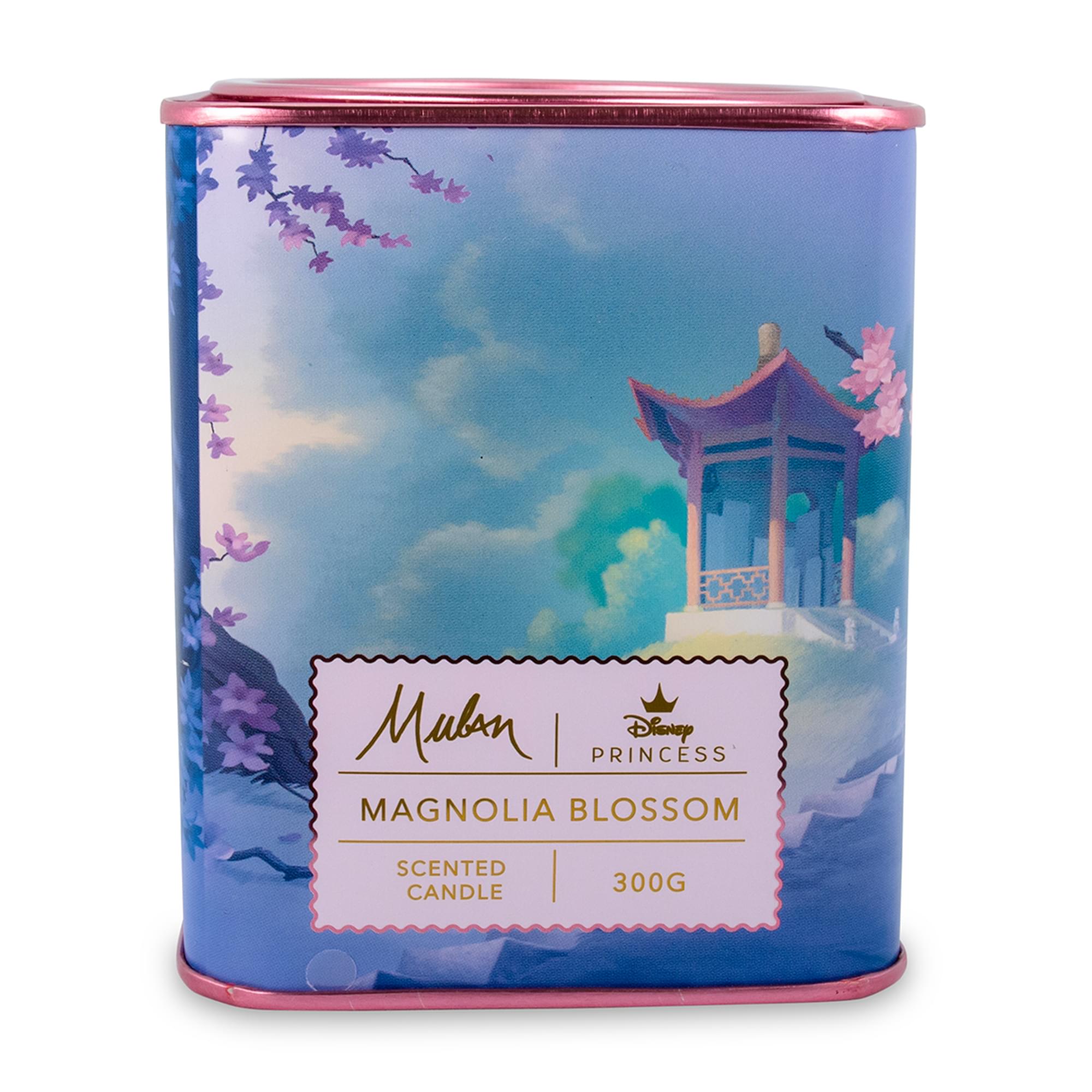 Disney Home Collection Mulan 10.5oz Tea Tin Candle | Free Shipping