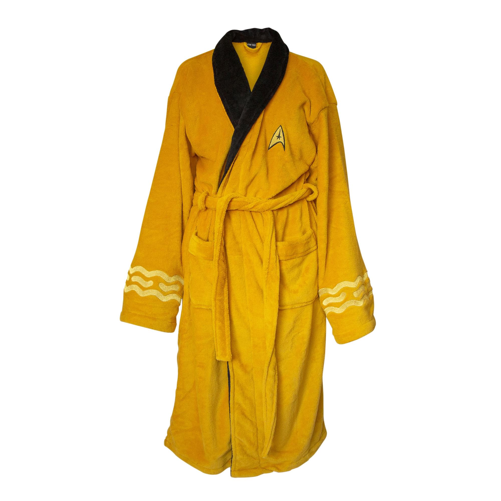 Star Trek Kirk Adult Fleece Bath Robe | One Size | Free Shipping