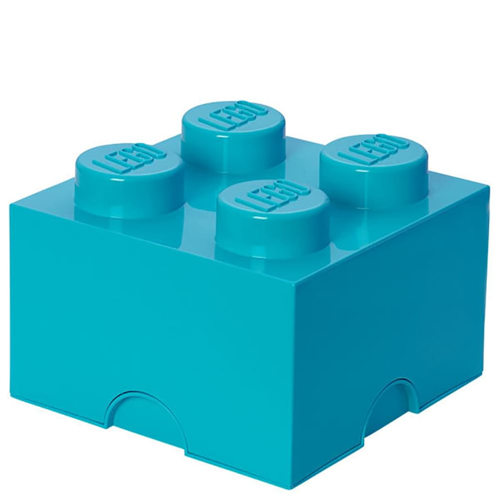 LEGO Storage Brick 4, Medium Azur | Free Shipping