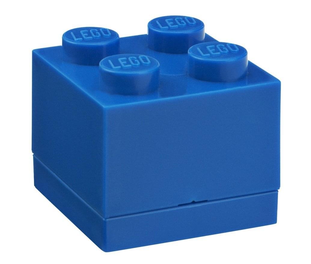 LEGO Mini Box 4, Bright Blue | Free Shipping