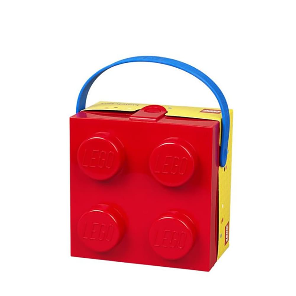 LEGO Lunch Box With Handle, Bright Red | Free Shipping