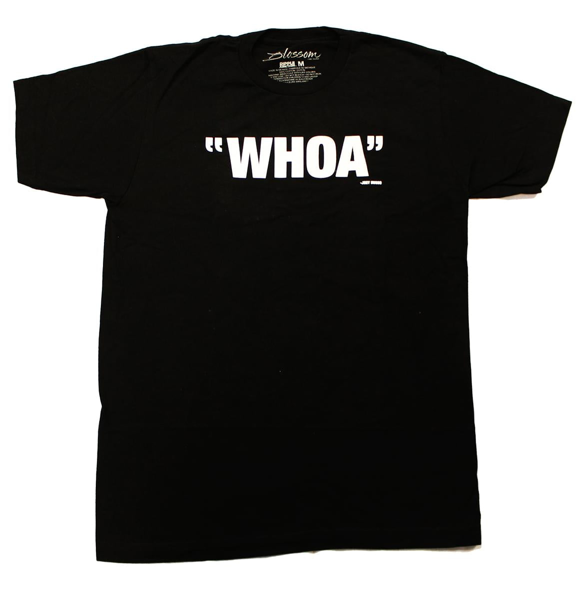 Blossom "Whoa" Men's Black T-Shirt | Free Shipping