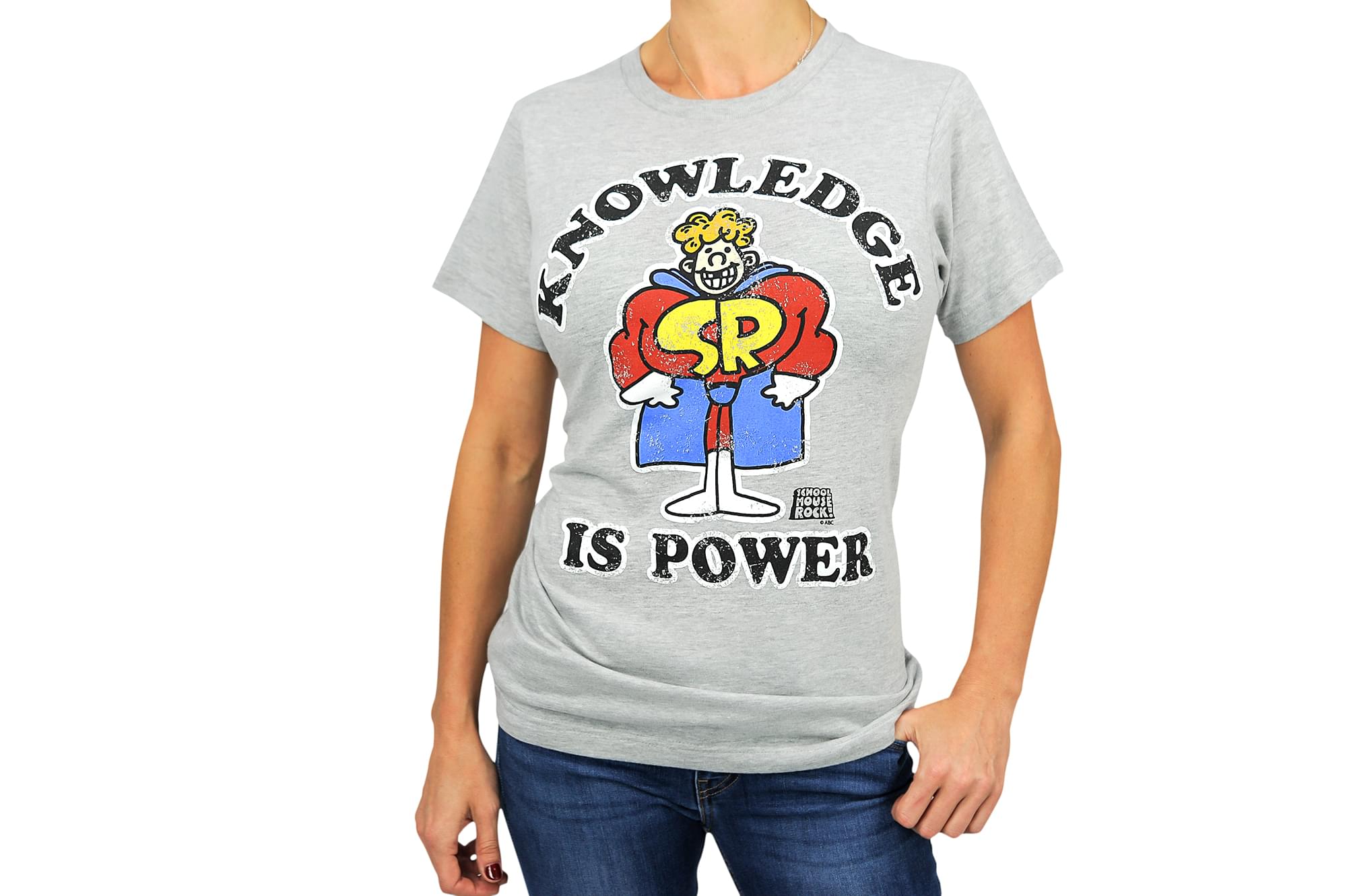 Schoolhouse Rock Knowledge Is Power Adult T-Shirt | Free Shipping