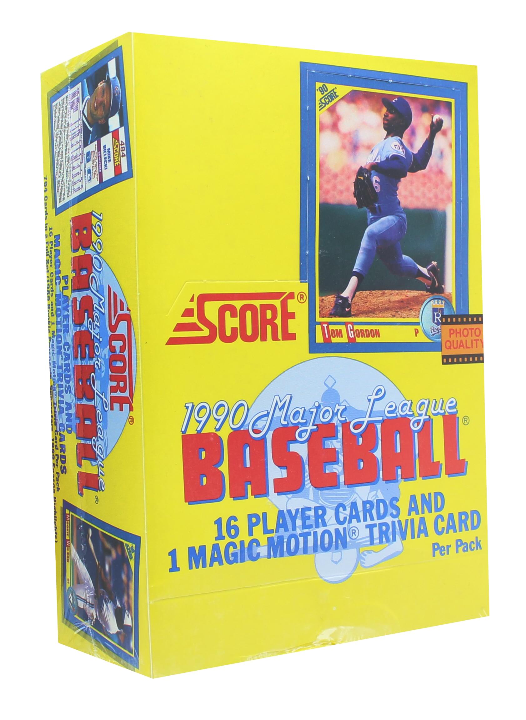 MLB 1990 Score Baseball Card Box | 36 Packs | Free Shipping