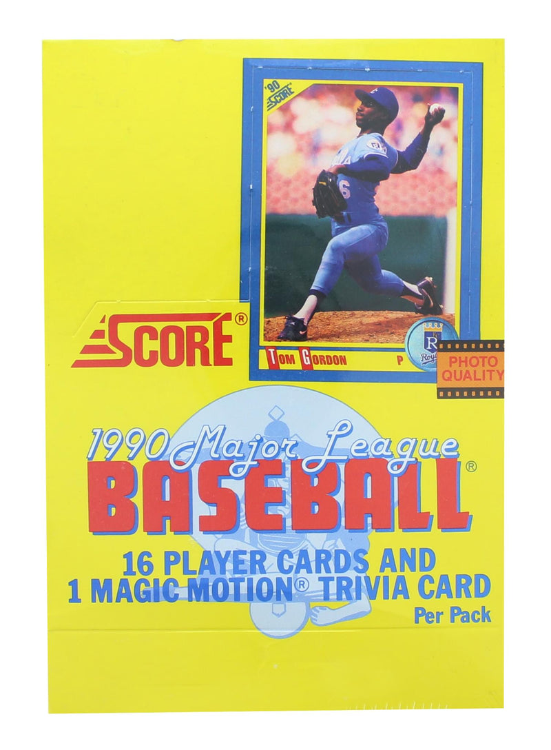 MLB 1990 Score Baseball Card Box | 36 Packs | Free Shipping