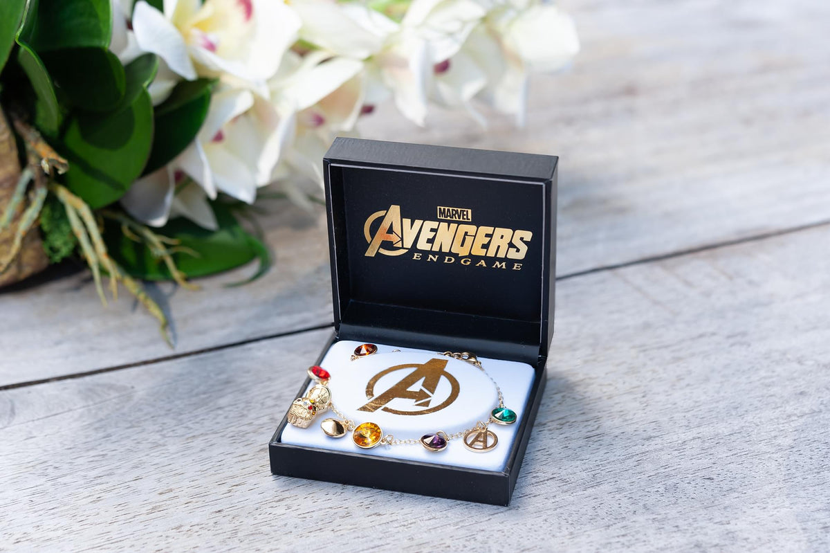 Marvel Avengers Endgame Infinity Stone Charm Bracelet | Free Shipping