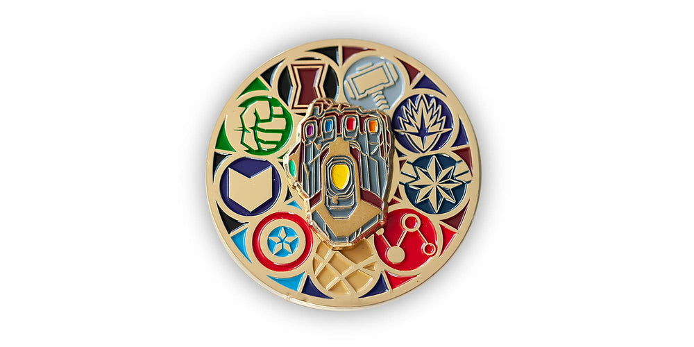 Marvel Infinity War Spinning Stark Gauntlet Exclusive Pin | Free Shipp