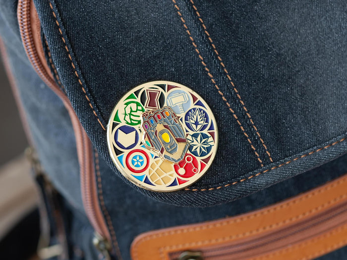 Marvel Infinity War Spinning Stark Gauntlet Exclusive Pin | Free Shipp