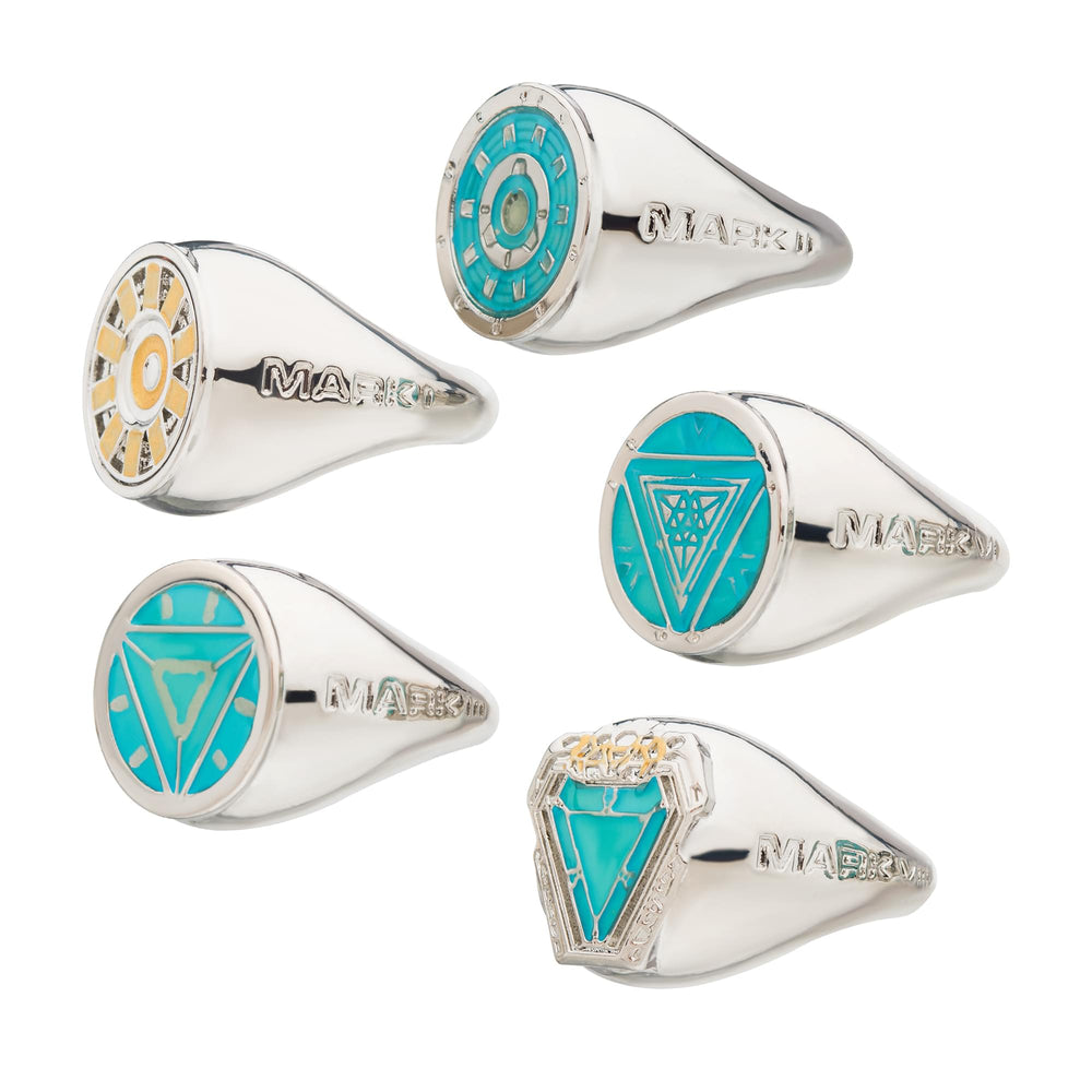 Marvel Iron Man Arc Reactor 5 Ring Box Set | Free Shipping