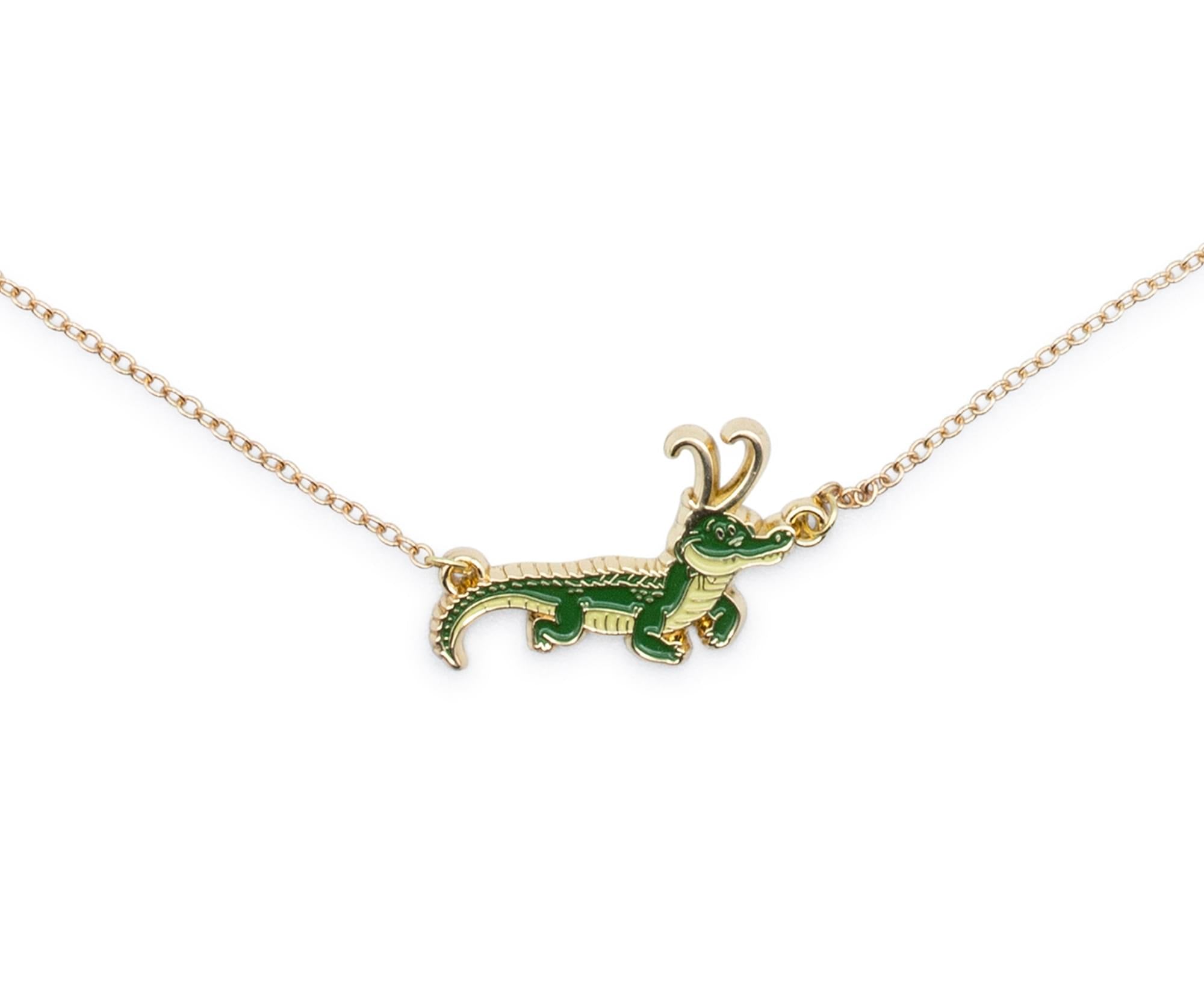 Marvel Loki Alligator Pendant Necklace | Free Shipping