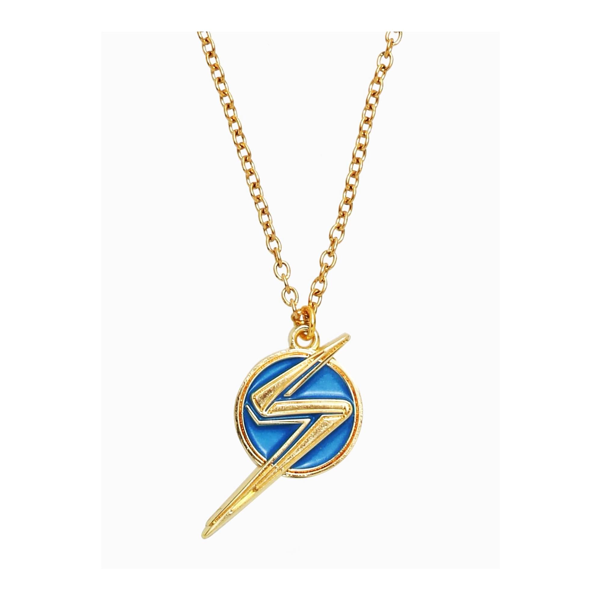 Marvel Ms Marvel Enamel Logo Necklace | Free Shipping