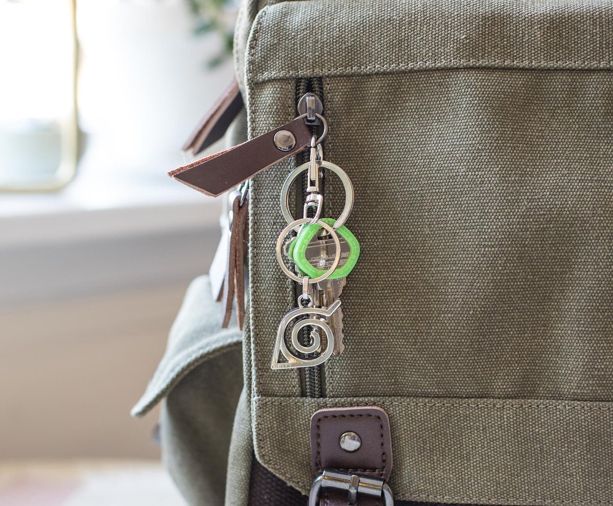 Naruto Hidden Leaf Village Logo Enamel Keychain | Free Shipping