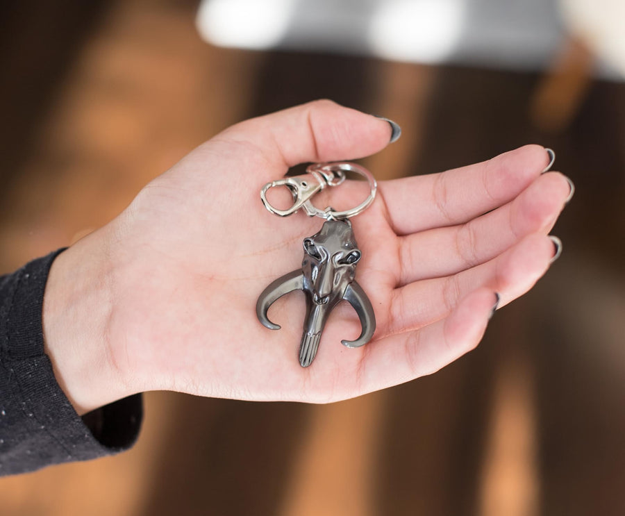 Star Wars Mandalorian Mythosaur 3D Flat Back Metal Keychain | Free Shi