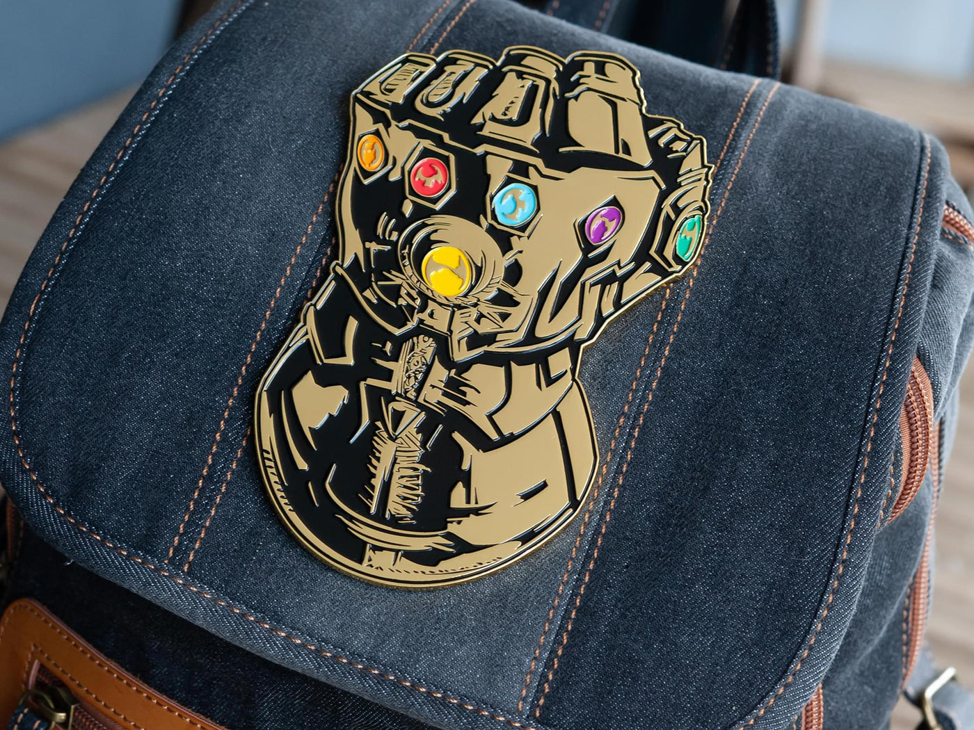 Marvel Infinity Gauntlet 6 Inch Enamel Magnetic Pin | Free Shipping