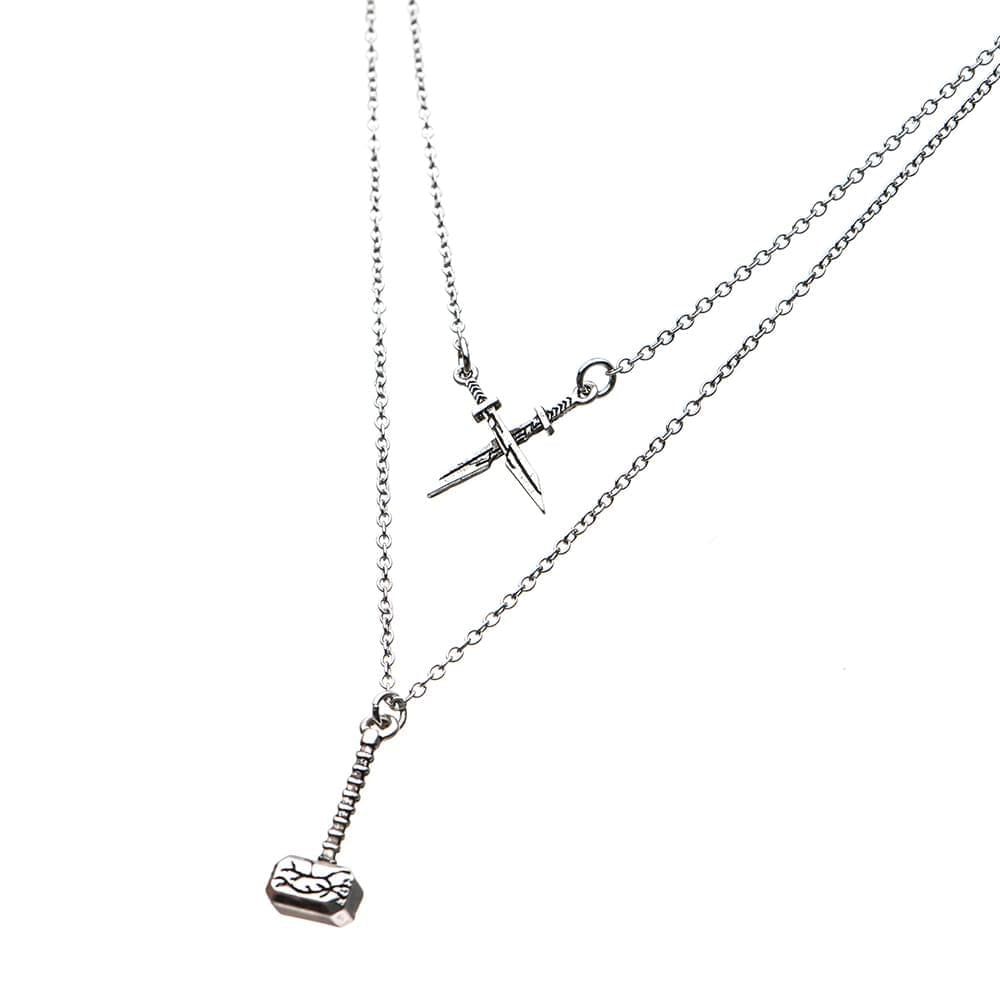 Marvel Thor: Ragnarok Tiered Stainless Steel Necklace: Thor | Free Shi