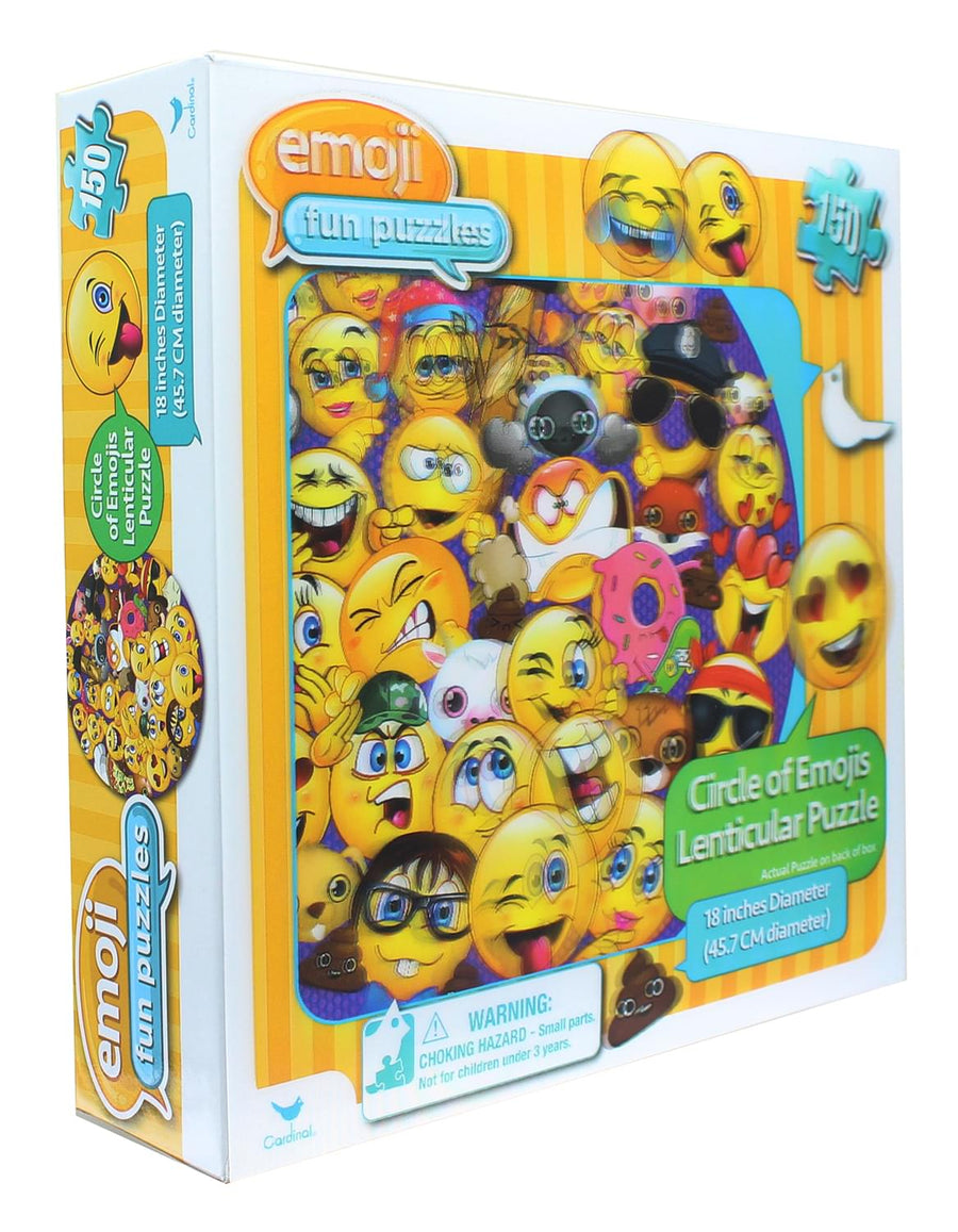 Emoji Fun 150 Piece Lenticular Jigsaw Puzzle | Free Shipping