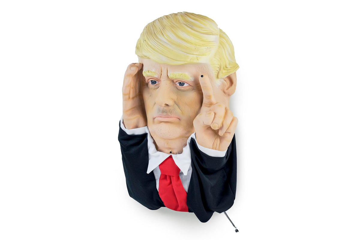 Scary Peeper Tapping President Halloween Decoration | Free Shipping