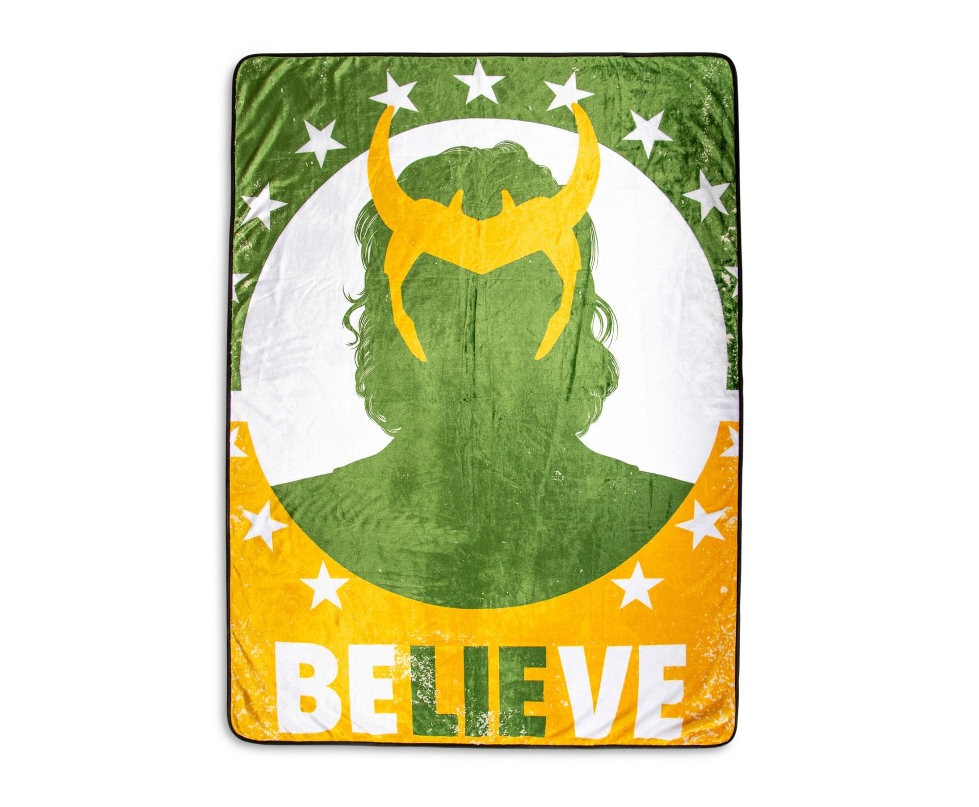 Marvel Loki Believe 45 x 60 Inch Throw Blanket | Free Shipping