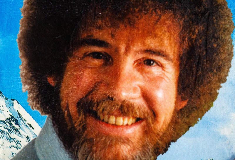 Bob Ross 45x60 Inch Fleece Throw Blanket | Free Shipping