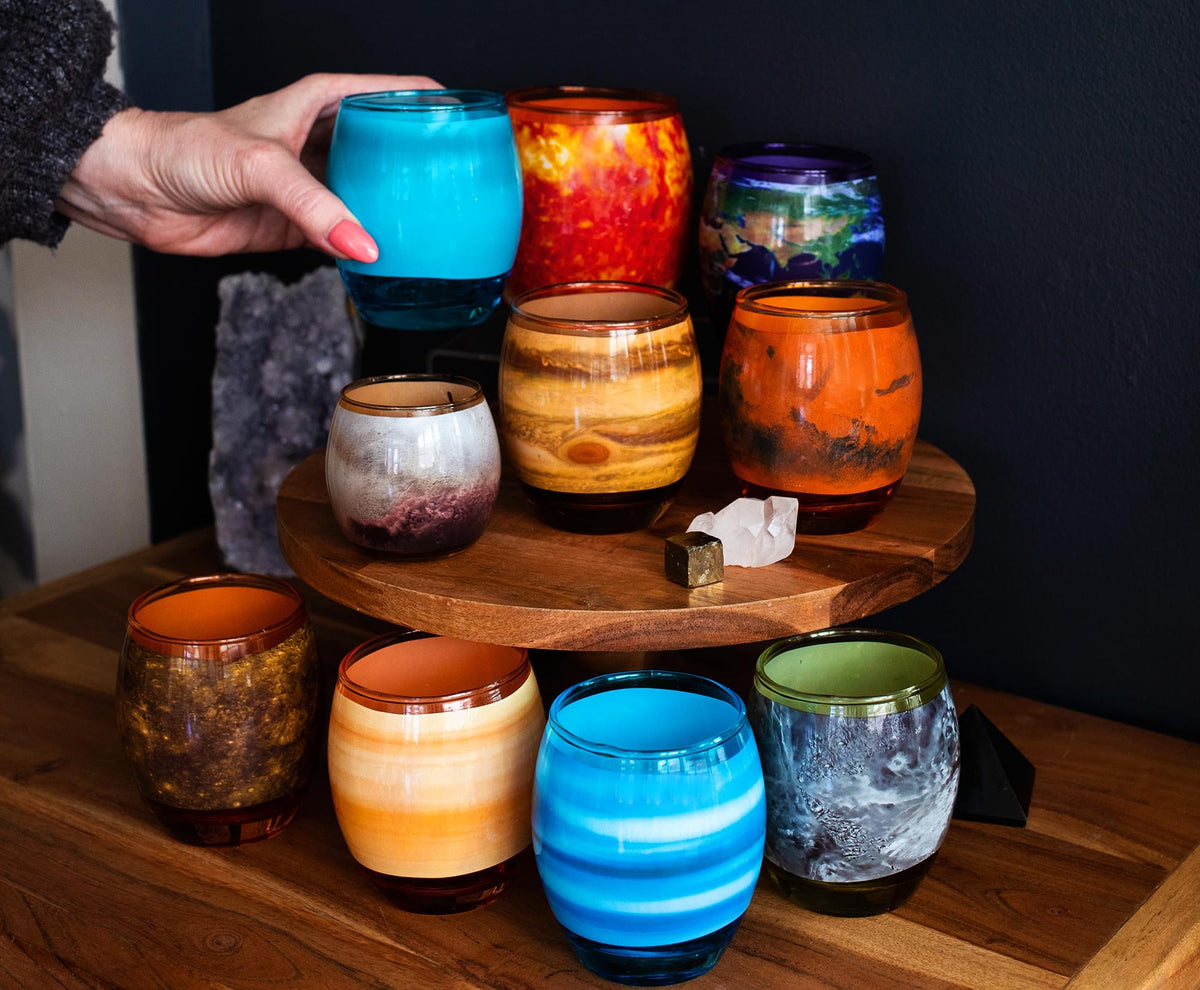 Solar System Planetary Glass Set of 10 | Free Shipping