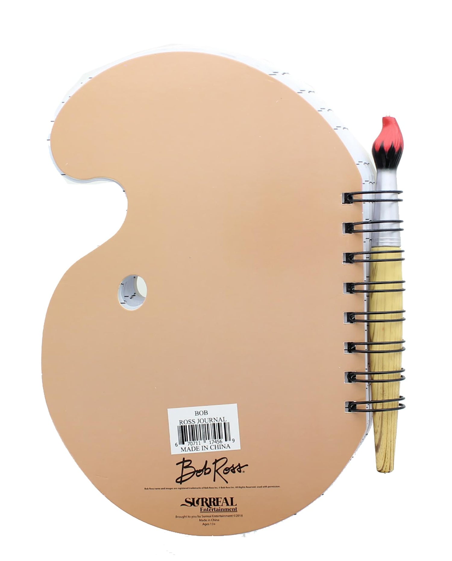 Bob Ross Paint Palette Journal & Brush Pen | Free Shipping