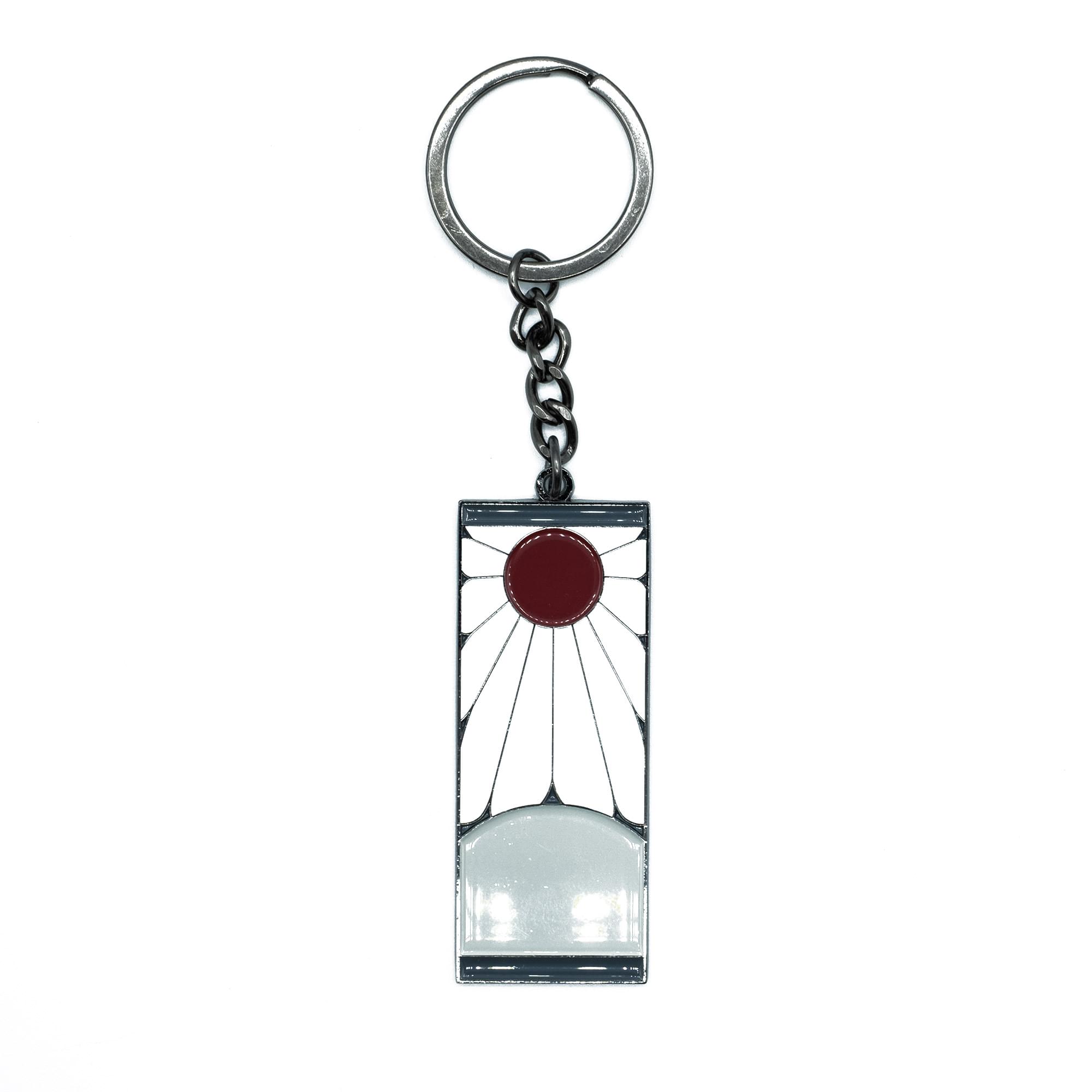 Demon Slayer Tanjiro Rising Sun Metal Keychain | Free Shipping