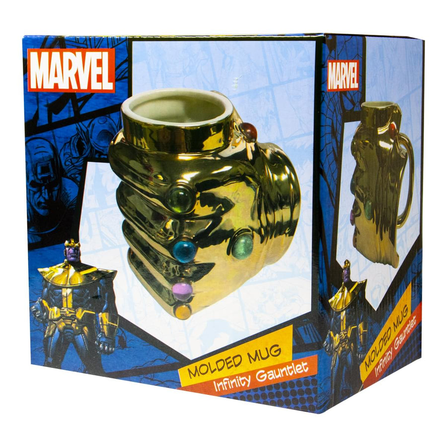 Marvel Infinity Gauntlet 20oz Ceramic Molded Coffee Mug | Free Shippin