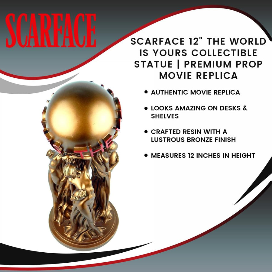 Scarface 12" World is yours Collectible Statue | Free Shipping