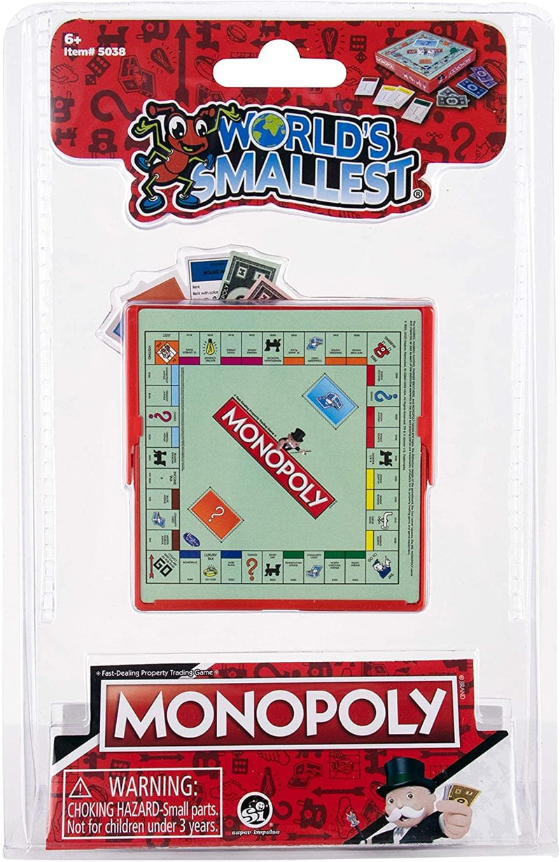 World's Smallest Monopoly Board Game | Free Shipping