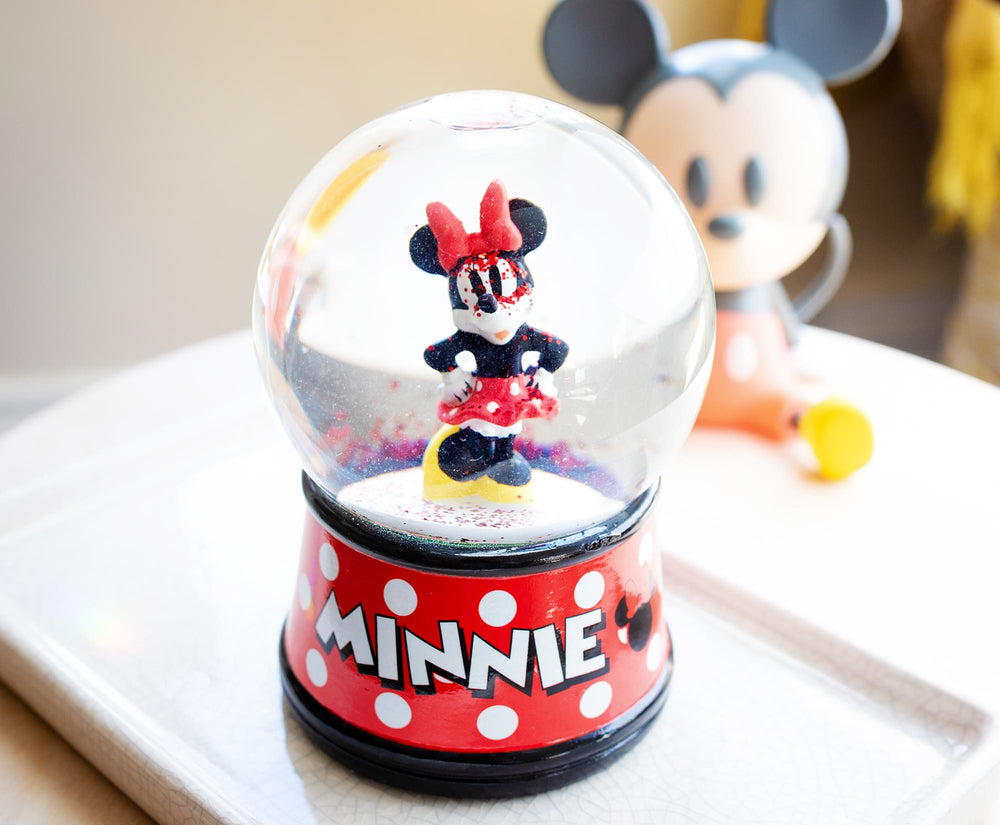 Disney Minnie Mouse Light Up 6 Inch Snow Globe | Free Shipping