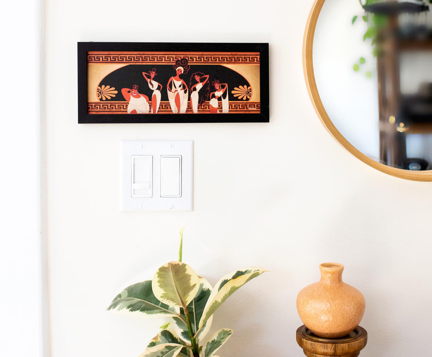 Disney Hercules Muses Pose 12 x 5 Inch Wall Art | Free Shipping